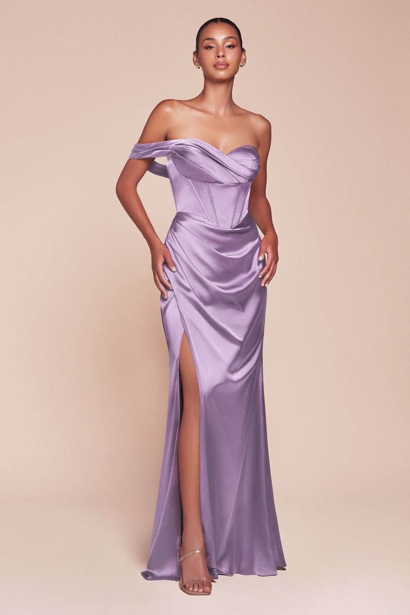 Elegant Audra Gown in Lavender | Shop Formal Dresses at Lady Black Tie