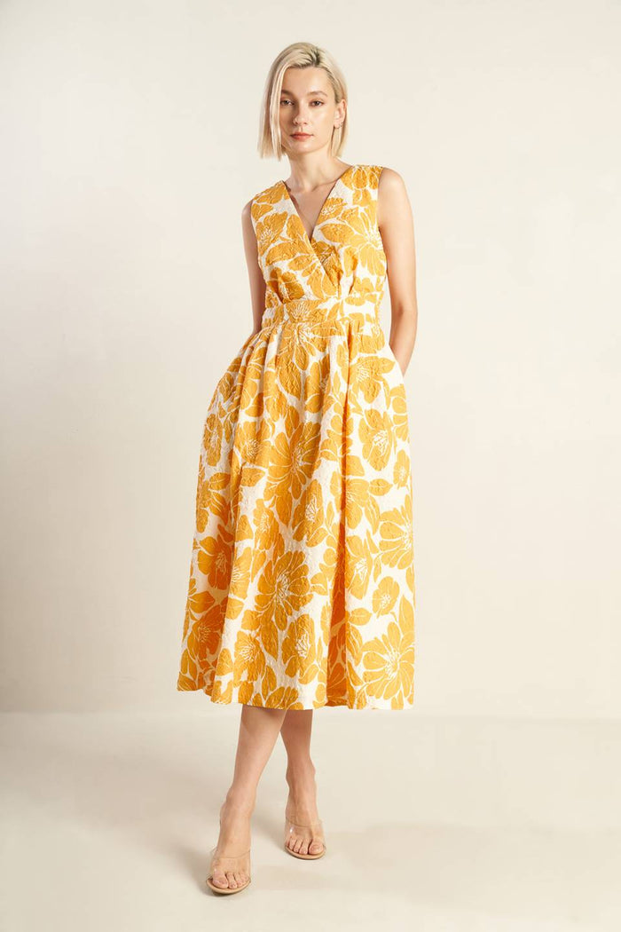 Mustard Yellow Dresses | Bold & Stylish Mustard Gowns & Midis – Lady ...