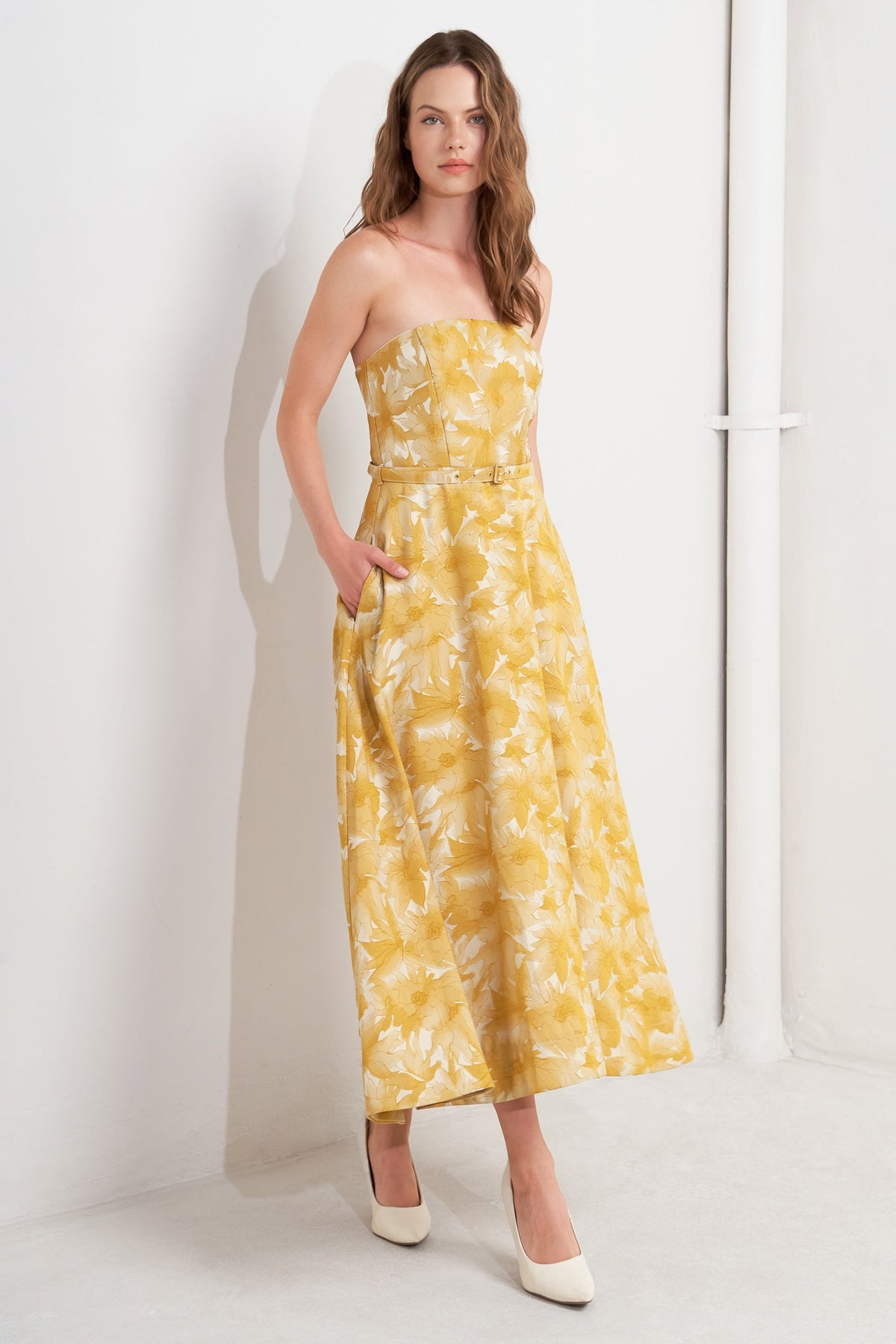 Mustard Yellow Dresses | Bold & Stylish Mustard Gowns & Midis – Lady ...